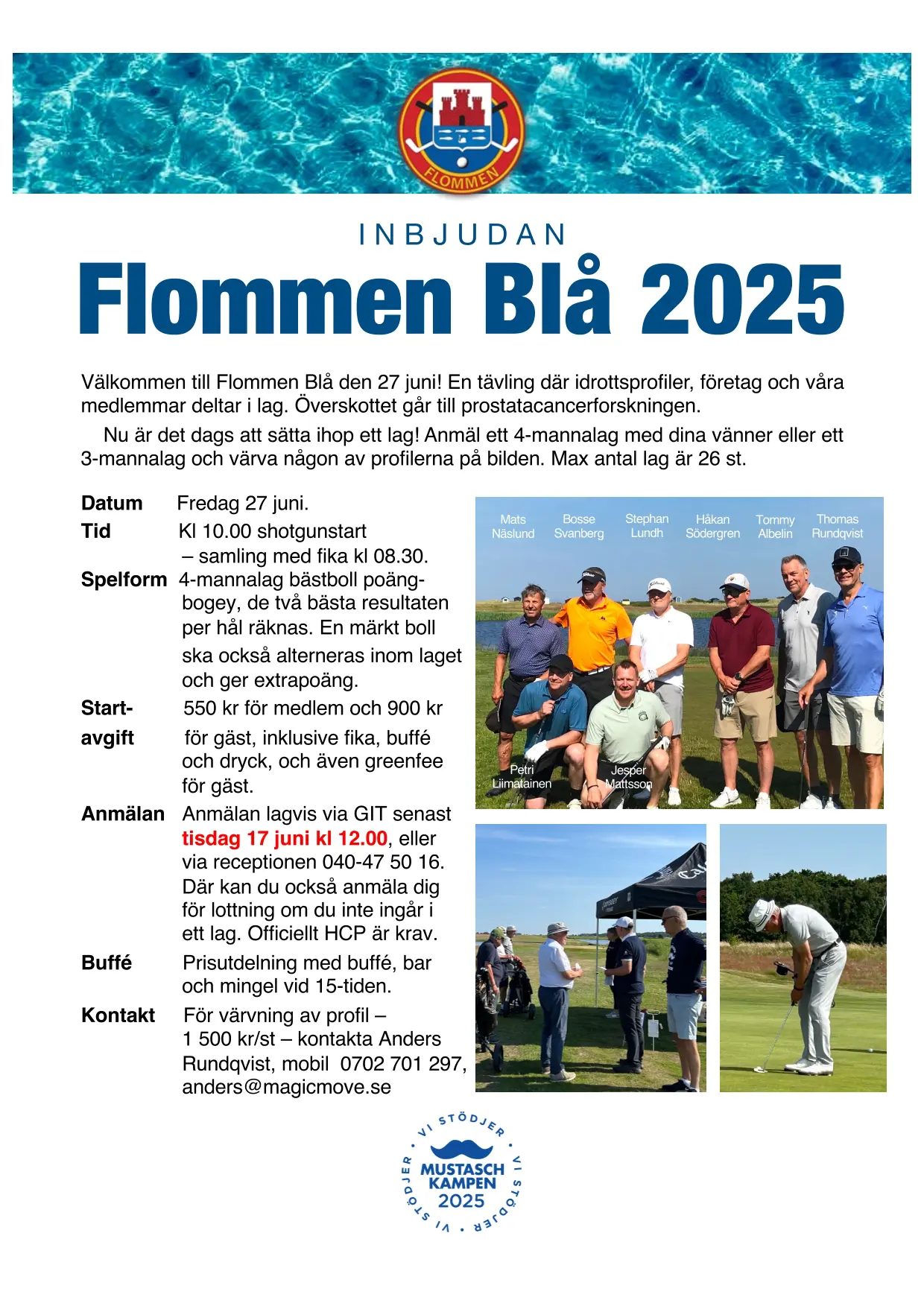 Flommen Blå 2025 - Flommens Golfklubb